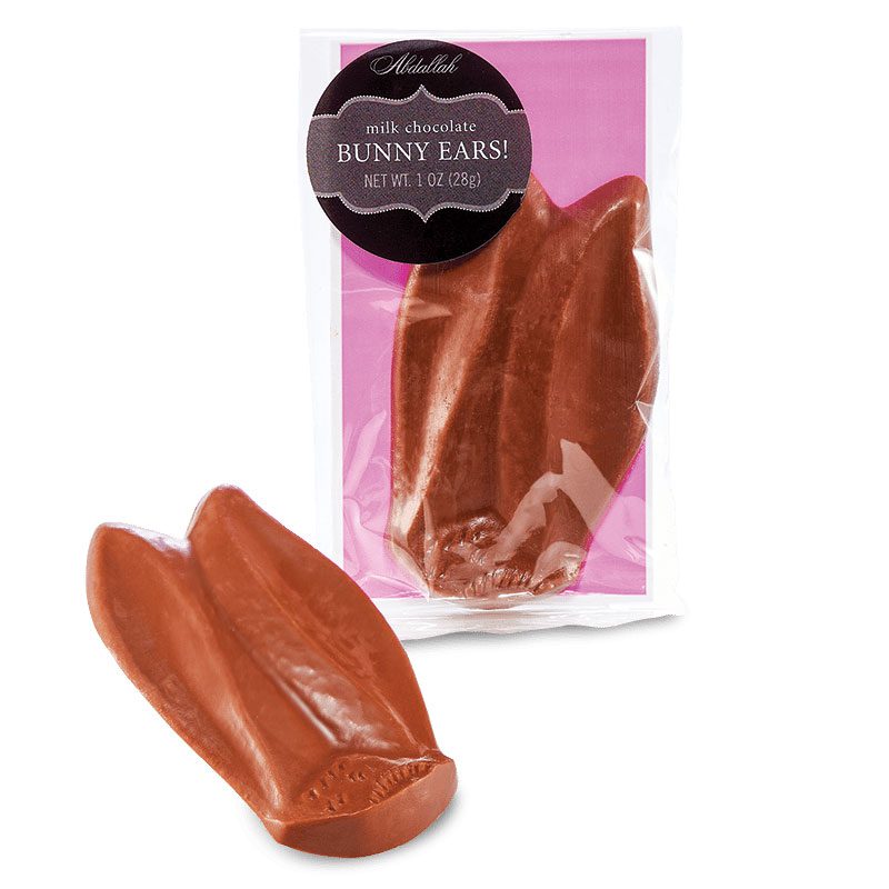 Milk Chocolate Bunny Ears / 1oz | Available at Leon & Lulu