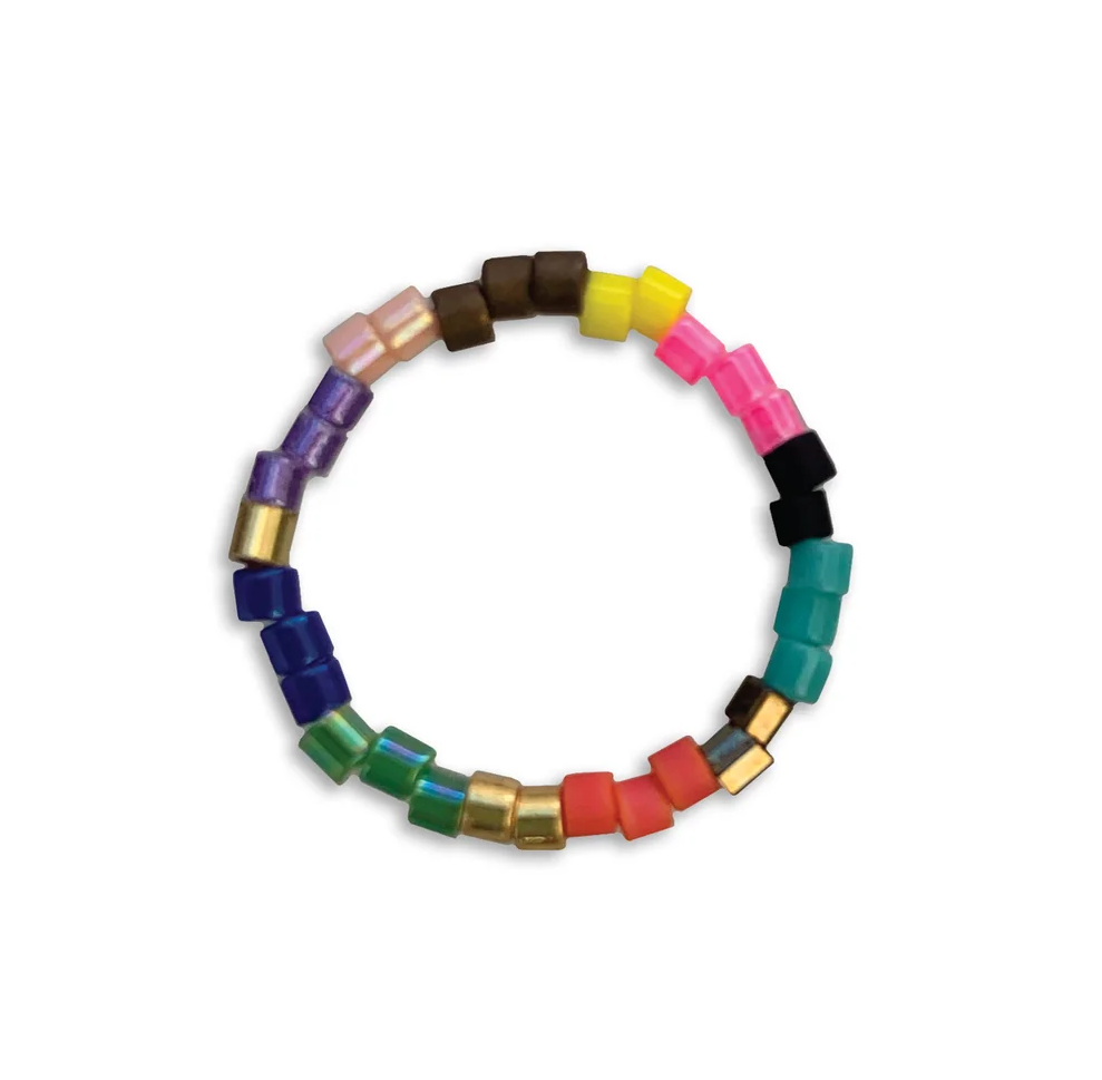 Rainbow Multi Reminder Ring | Available at Leon & Lulu