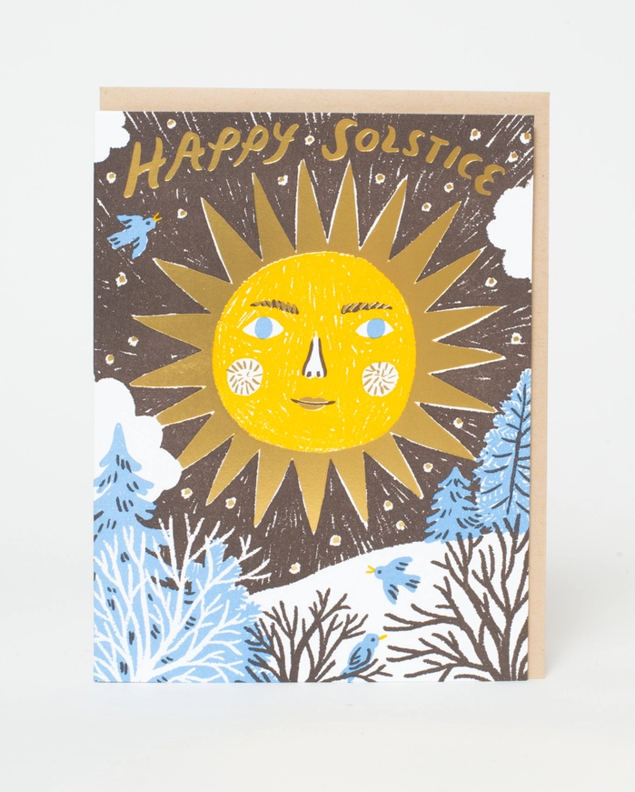 Solstice Sun Greeting Card | Available at Leon & Lulu
