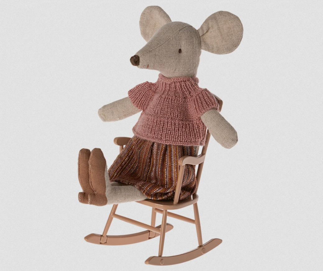 Rocking Chair for a Mouse / Dark Powder | Available at Leon & Lulu