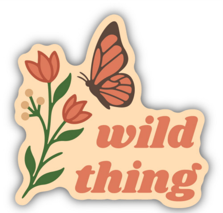 Wild Thing Sticker | Available at Leon & Lulu