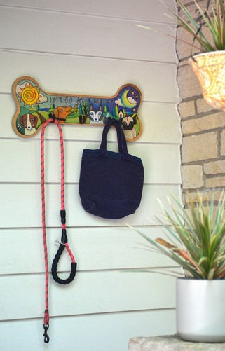 Walk This Way Dog Leash Rack | Available at Leon & Lulu